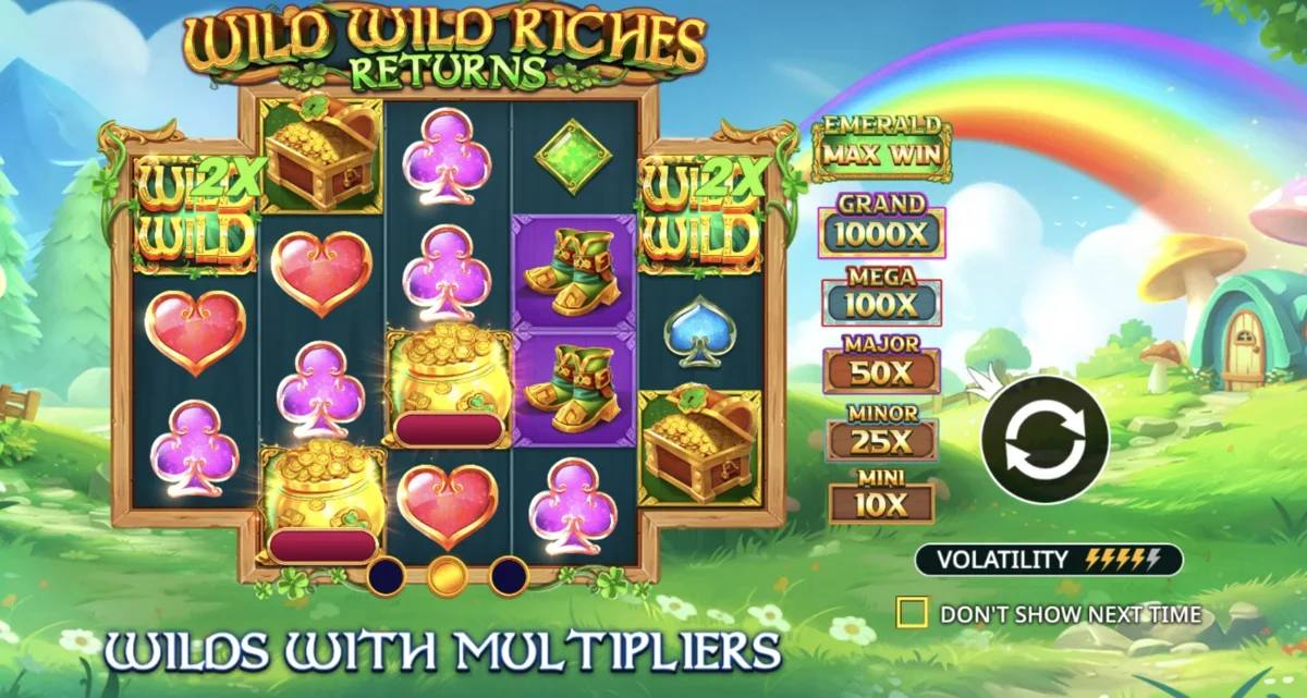 Wild Wild Riches Returns - Irish Slot Game | Pragmatic Play | 2025